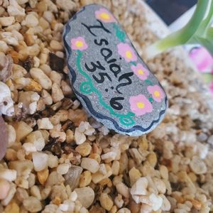 Hand Crafted | Other | Hand Painted Rock Bible Verse | Poshmark